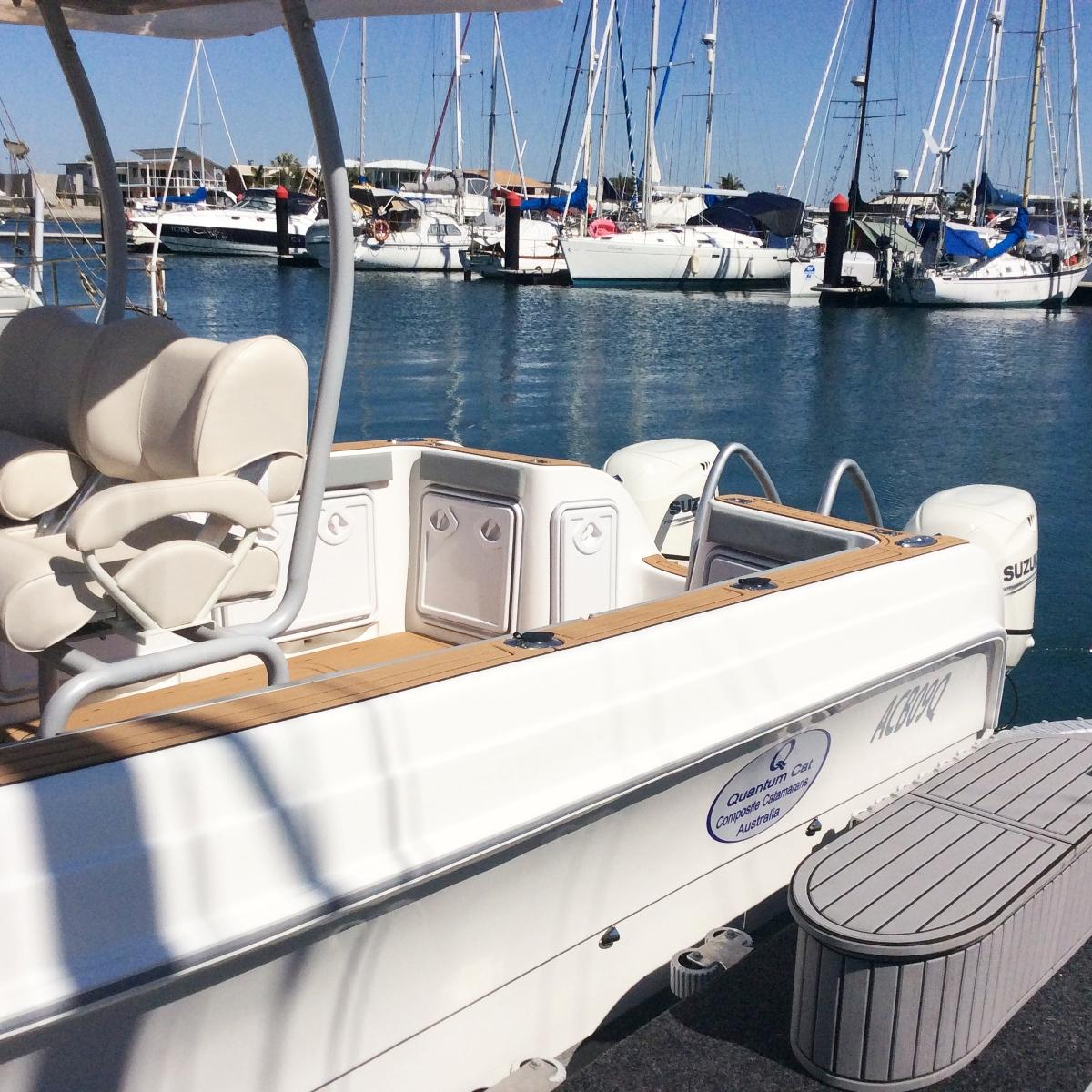 2018 Quantum Composite Catamaran Mirage 7000 Twin Suzuki 115 ...